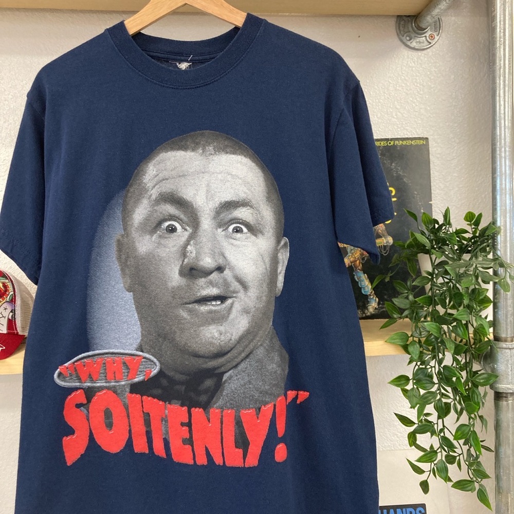 1998 The Three Stooges “Why Soitenly!” Curly Big Face… - Gem